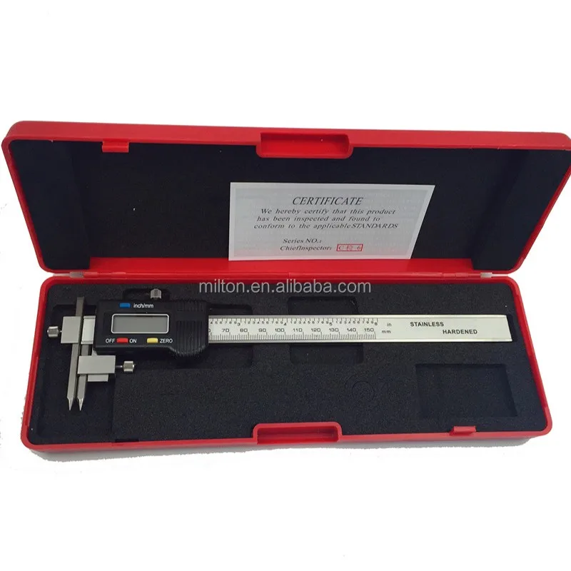 5-150mm Centerline Digital Calipers With Conical Points Stainless Steel ...
