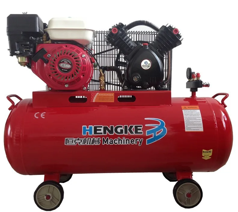 6.5hp Portable Petrol Engine Gas Line Piston Air Compressor - Buy 6.5hp ...