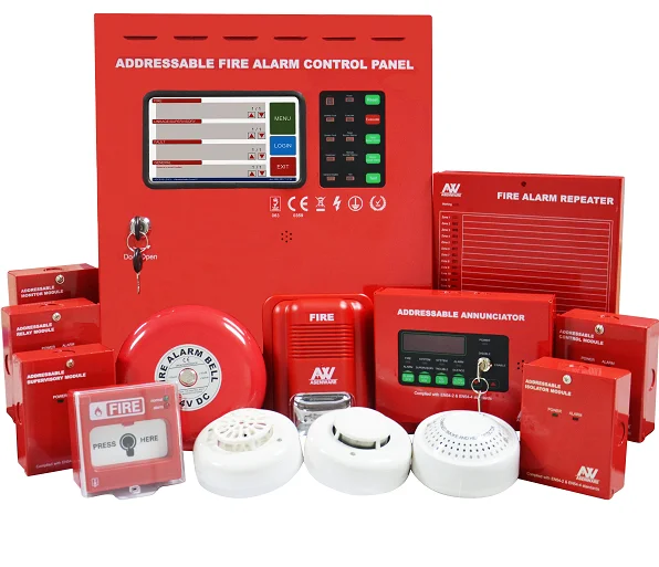 Asenware-panel De Control De Alarma Contra Incendios Direccionable,8 ...