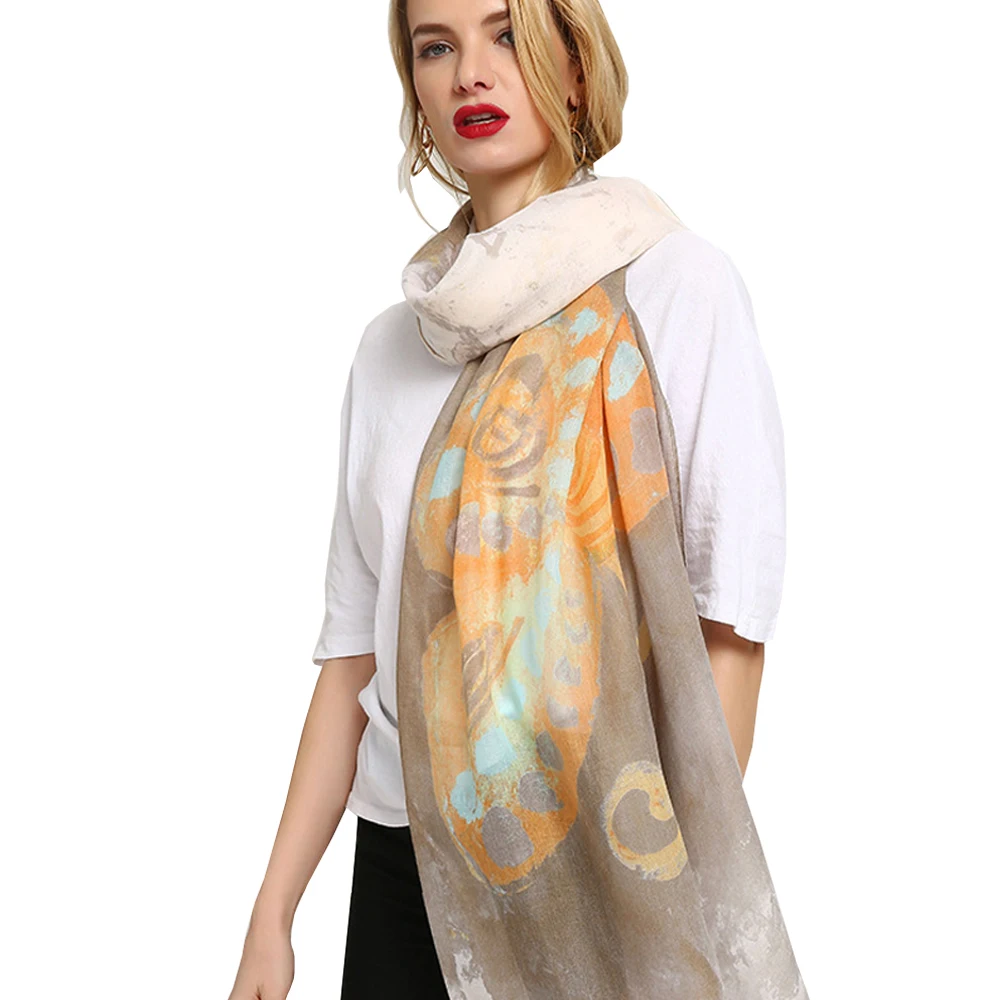 Spring Summer Shawl Animal Print Scarf Fashion 2021 Scarfs Women - Buy ...
