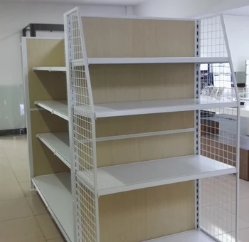 Timber Display Gondola Shop Shelving 4 Sided Gondola To Display Full ...