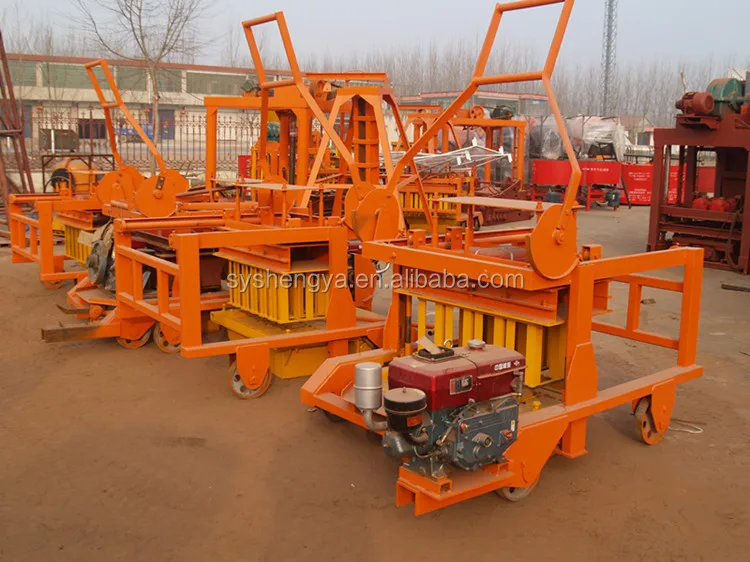 Qm4-45 Egg Laying Concrete Cement Block Making Machine Hollow Block ...