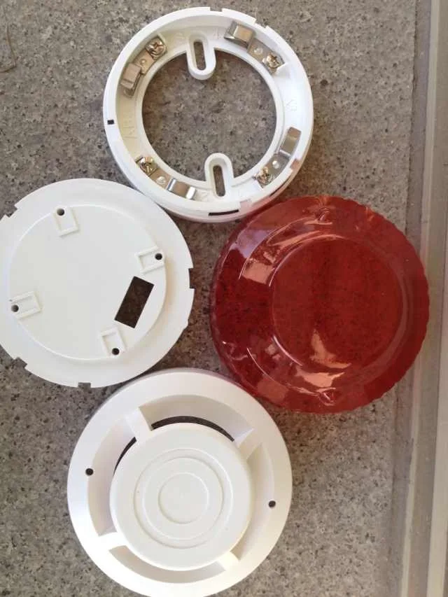 Plastic Cover Fire Alarm Heat Smoke Detector Cover Case Price - Buy ...