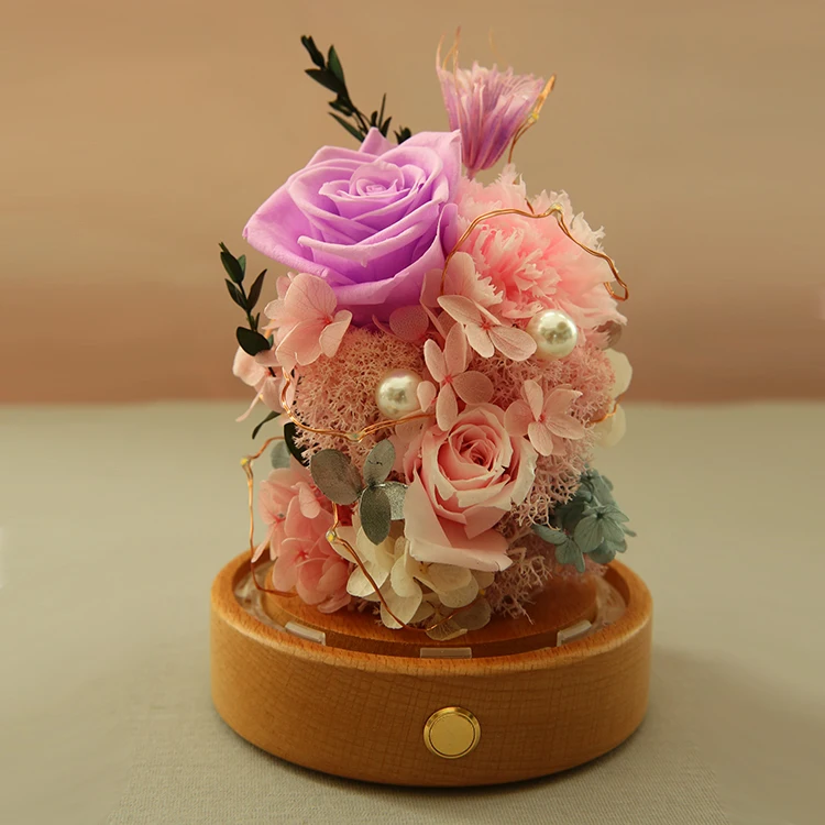 Glass Rose Preserved Rose 50 Colors Forever Stabilized Eternal Roses In ...