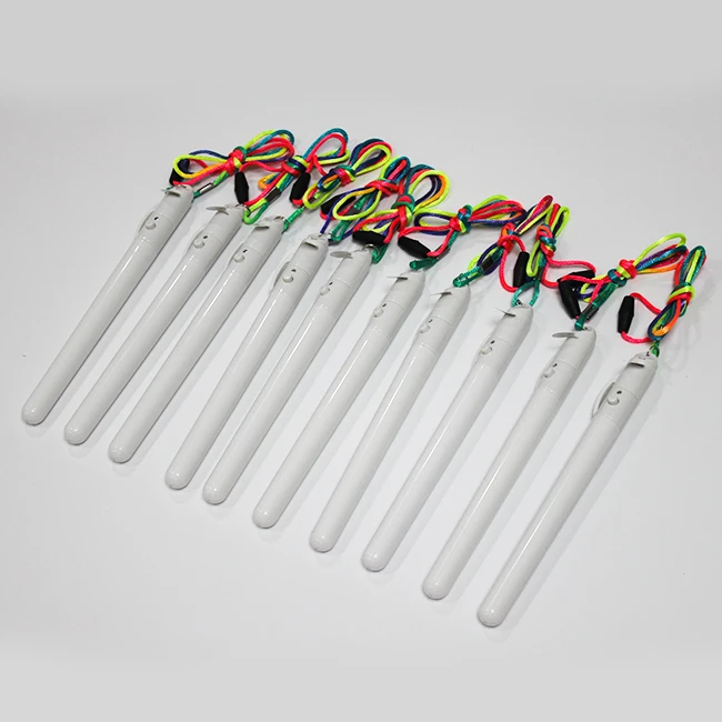 Custom Logo Printed LED Light-up Poi Sticks for Parties