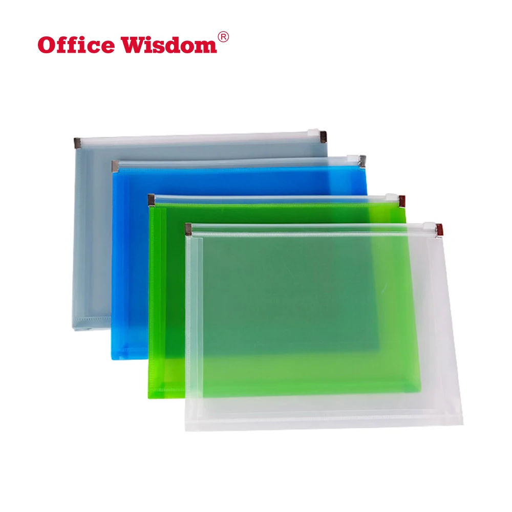 Wisdom Office PP Plastic A4 Size Paper File Cover Folders