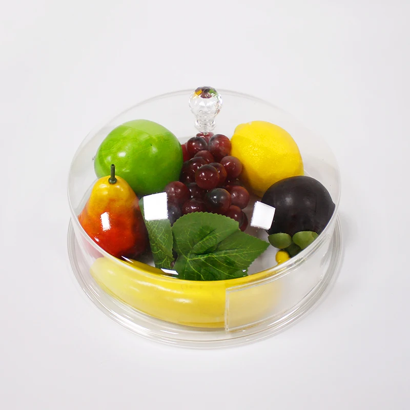 Clear Acrylic Plastic Display Table for Food Cookies & Fruits