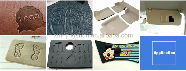 JINGSHUN High Frequency Pneumatic Heat Press Emboss Leather Machine ...