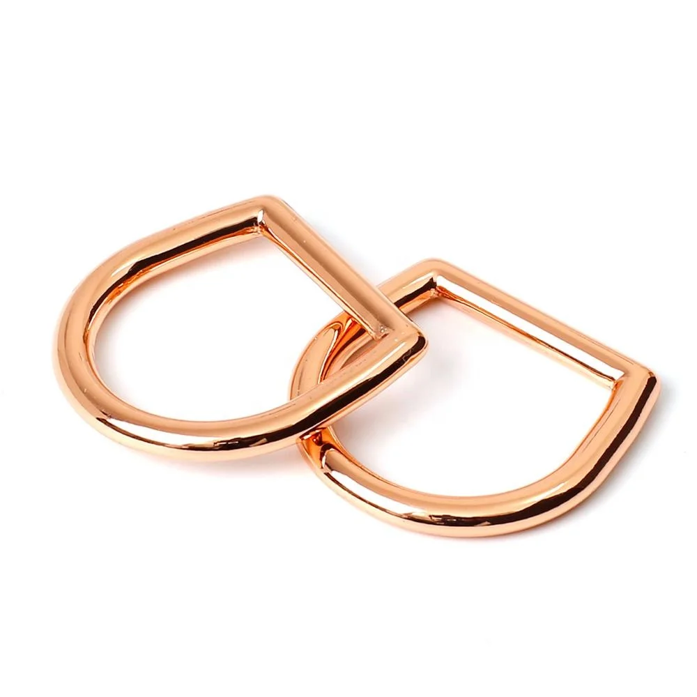 Bag Strap Accessories Metal D Rings For Handbag Rose Gold D Ring Belt ...