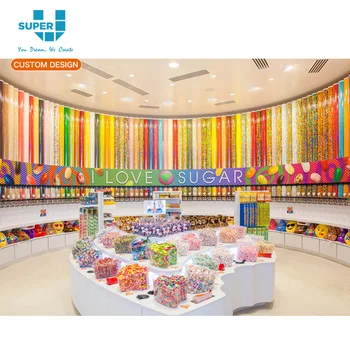 Decor Candy Store Furniture Design Sugar Display For Sweets Shop - Buy ...