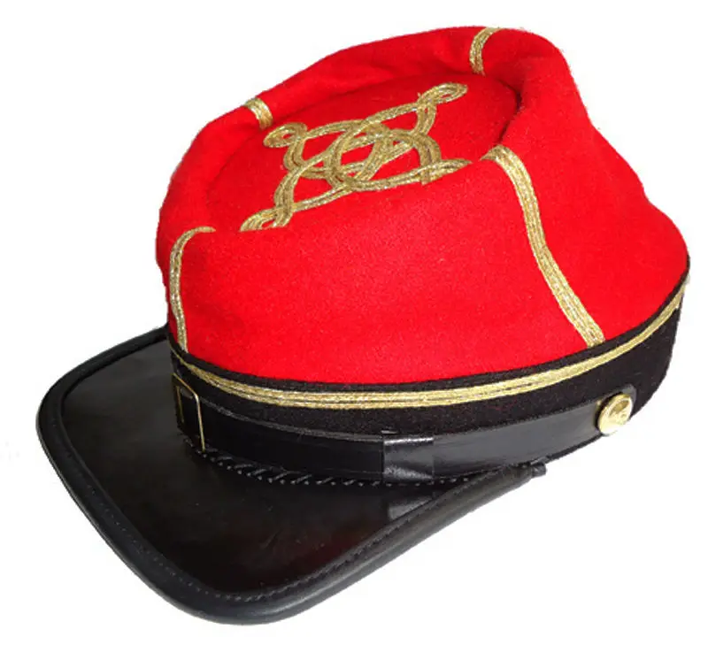 Oem Officer Woolen Kepi With Leather Visor High Quality Woolen Hats ...