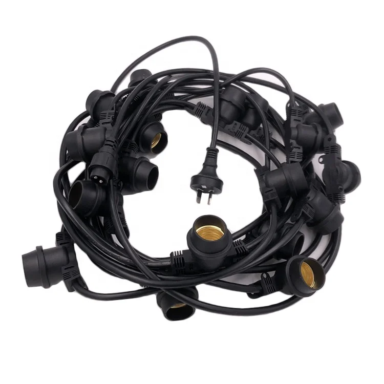Au Type Commercial Grade Led String Light Ip65 E27 Socket Customized ...