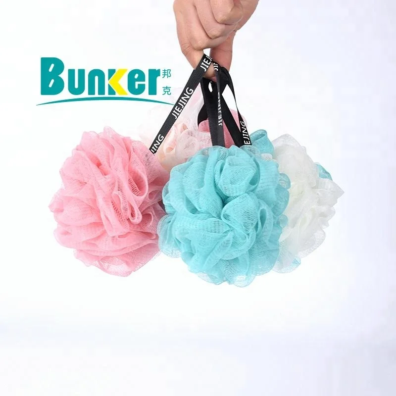 Hot Sale Colorful Super Soft Bathroom Bath Ball Sponge Bath Flower ...