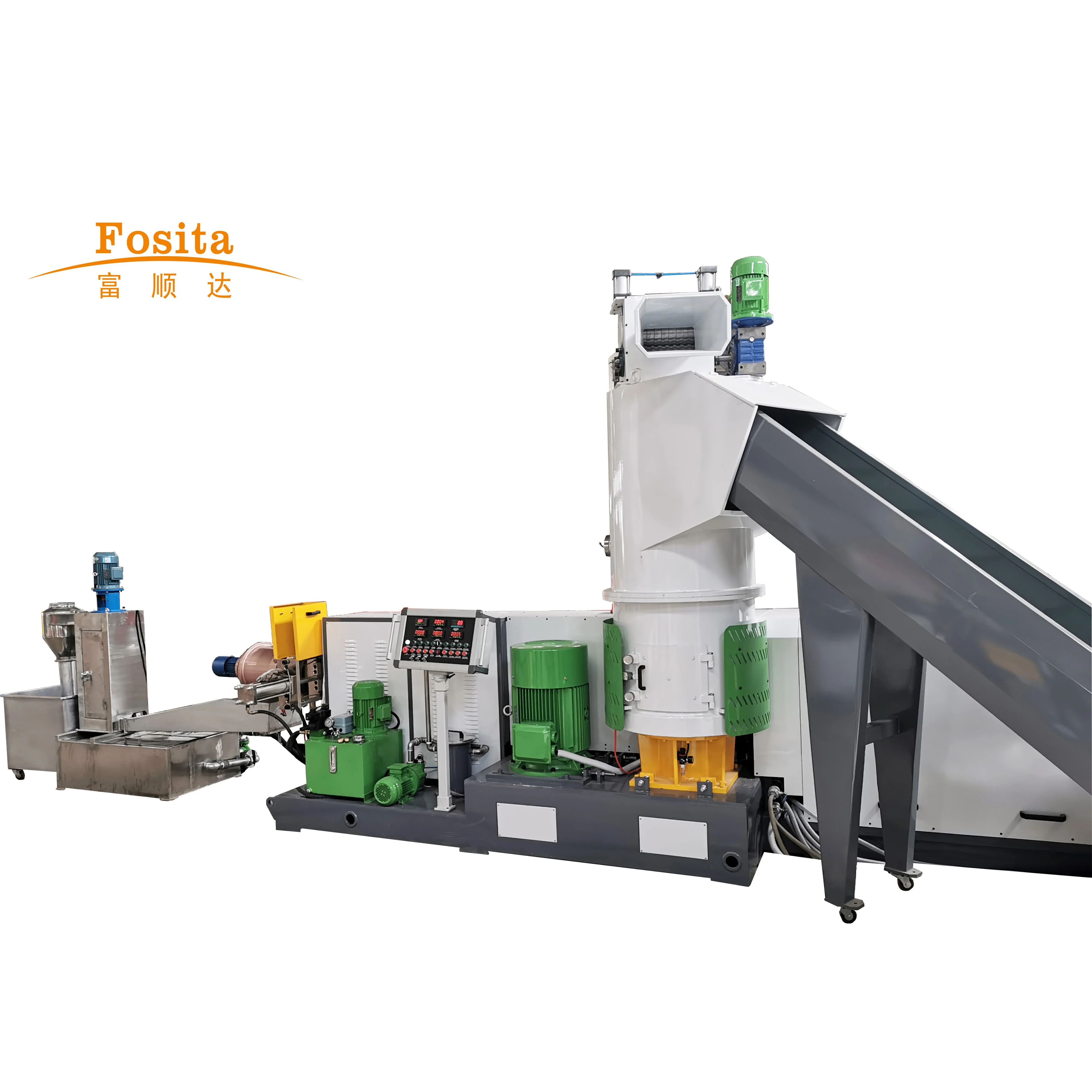Fosita Die Recycled Plastic Pellets Pvc Pelletizing Making Machine ...