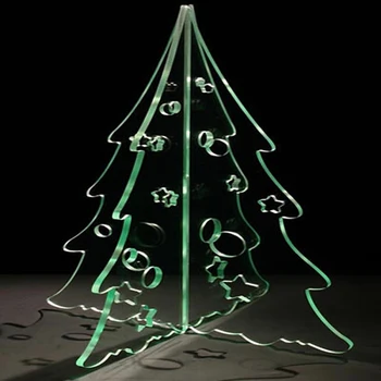 Custom Clear Acrylic Laser Cut Christmas Tree / Perspex Christmas Tree ...