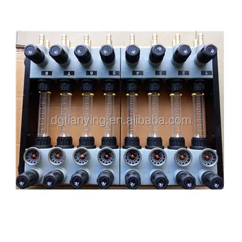 Plastic Cooling Water Flow Pressure Regulator Flow Control Manifold ...