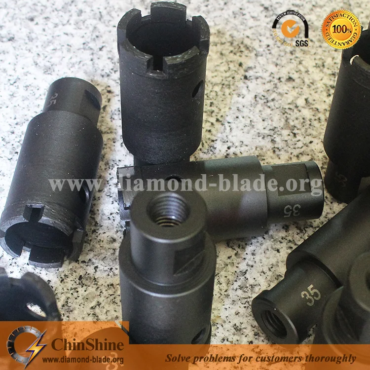 Buy China 35mm Wet Stone Diamond Hole Drill Bits For Granite With Long ...