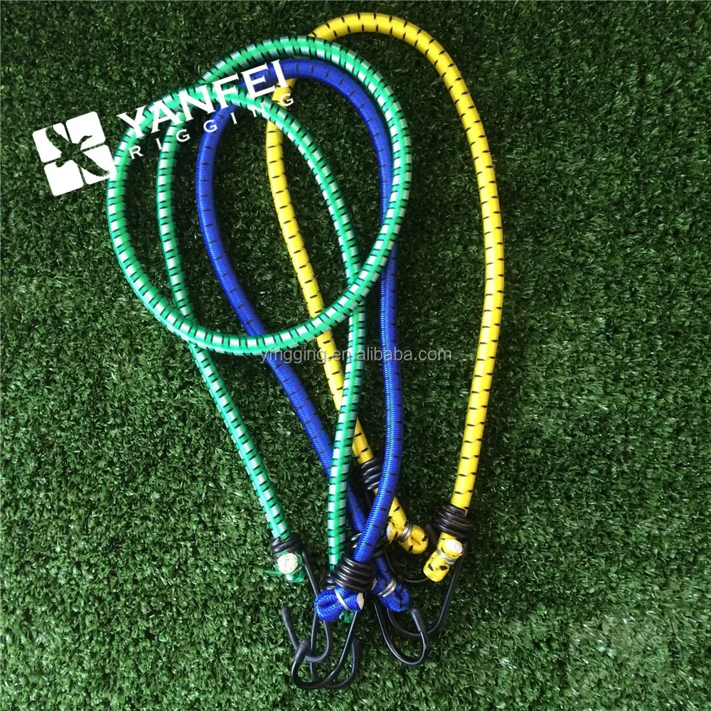 High Stretch Luggage Rope Elastic Rope - Buy Bungee Cord With Hooks ...