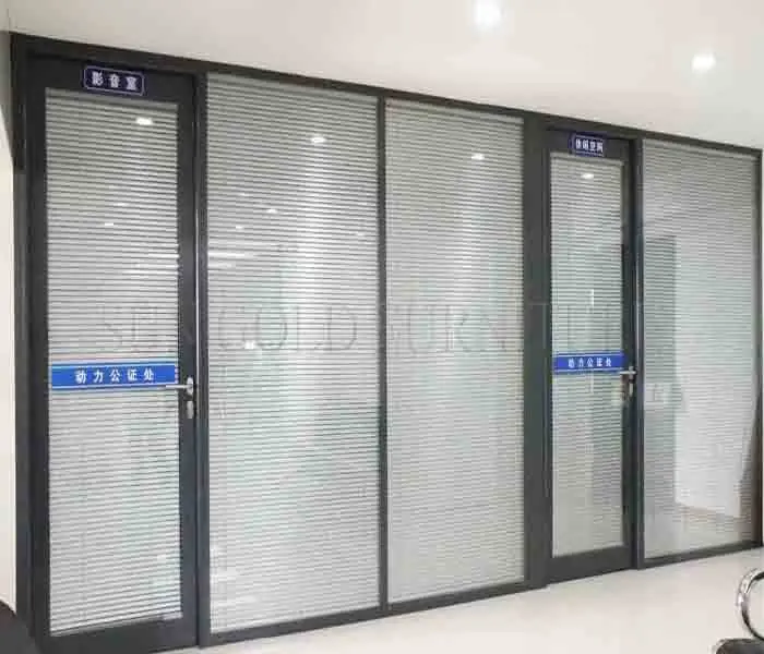 Modern Kaca Partisi Cubicle Ruang Rapat Partisi Kaca Dinding (SZ-WSP372 ...