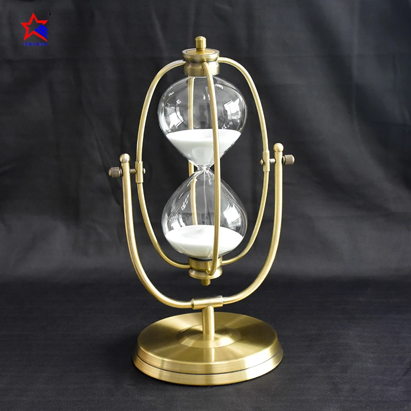 Elegant Half Hourglass Sand Clock for Modern Home & Office