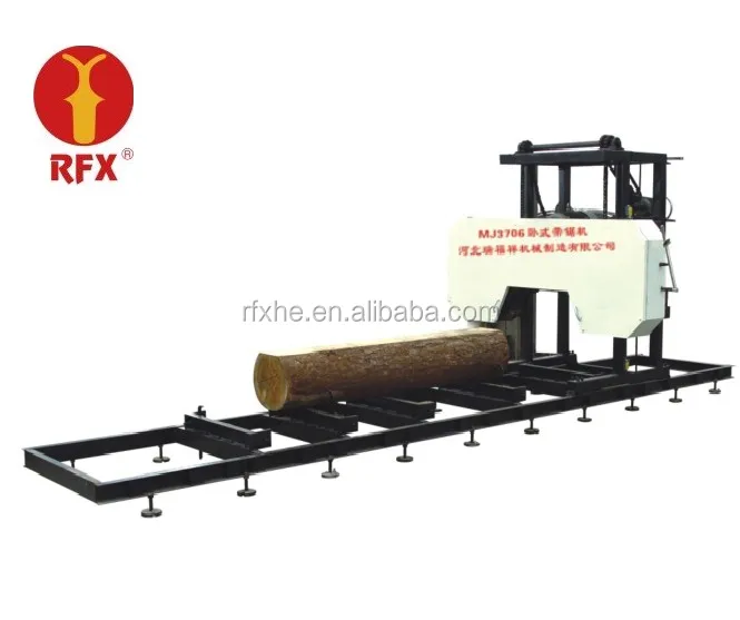 Log Scie À Bois Portable Bande Horizontale Scierie Industrielle Scies À ...