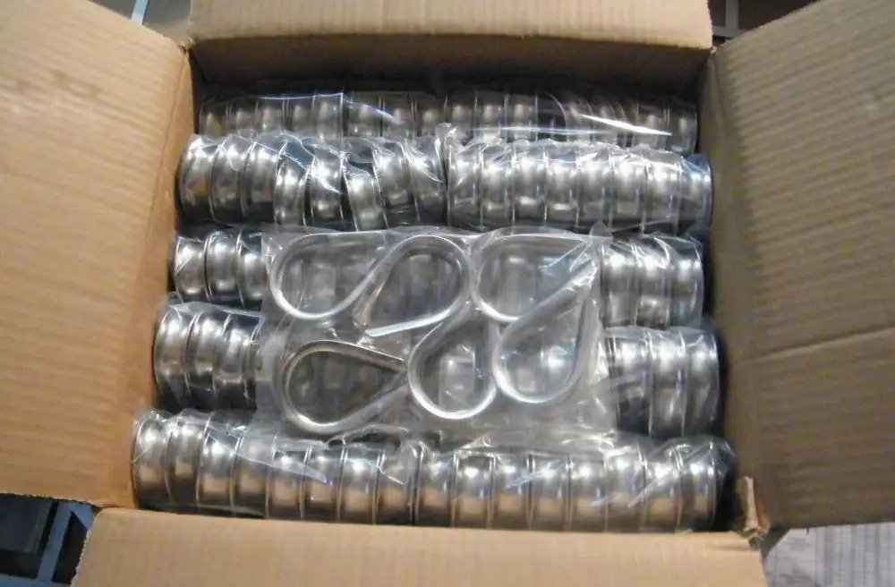 Multifunction Usage Wire Rope Accessory Ss304 Or Ss316 Diamond Pad Eye ...