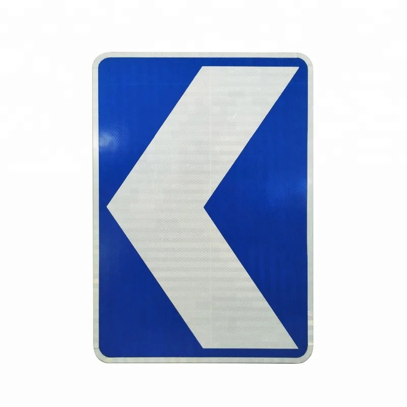 Custom Reflective Traffic Chevron Sign Board for Road Safety