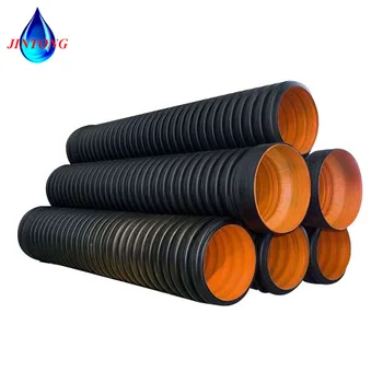 10 Inch Diameter 10 Ft Corrugated Drain Pipe Gated Irrigation ...