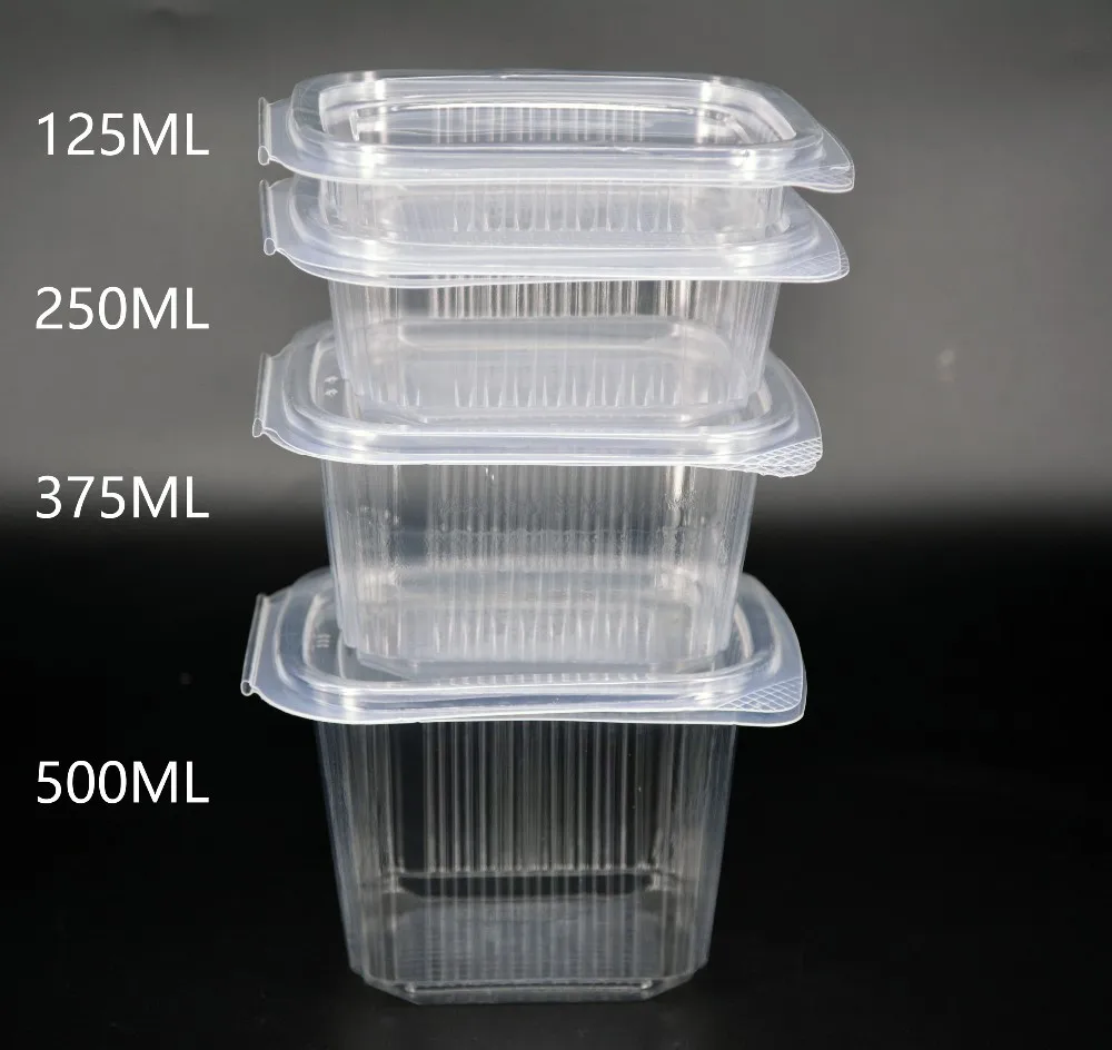 Custom Logo Storage Clear Plastic Food Deli Container 8 12 16 18 24 32 ...