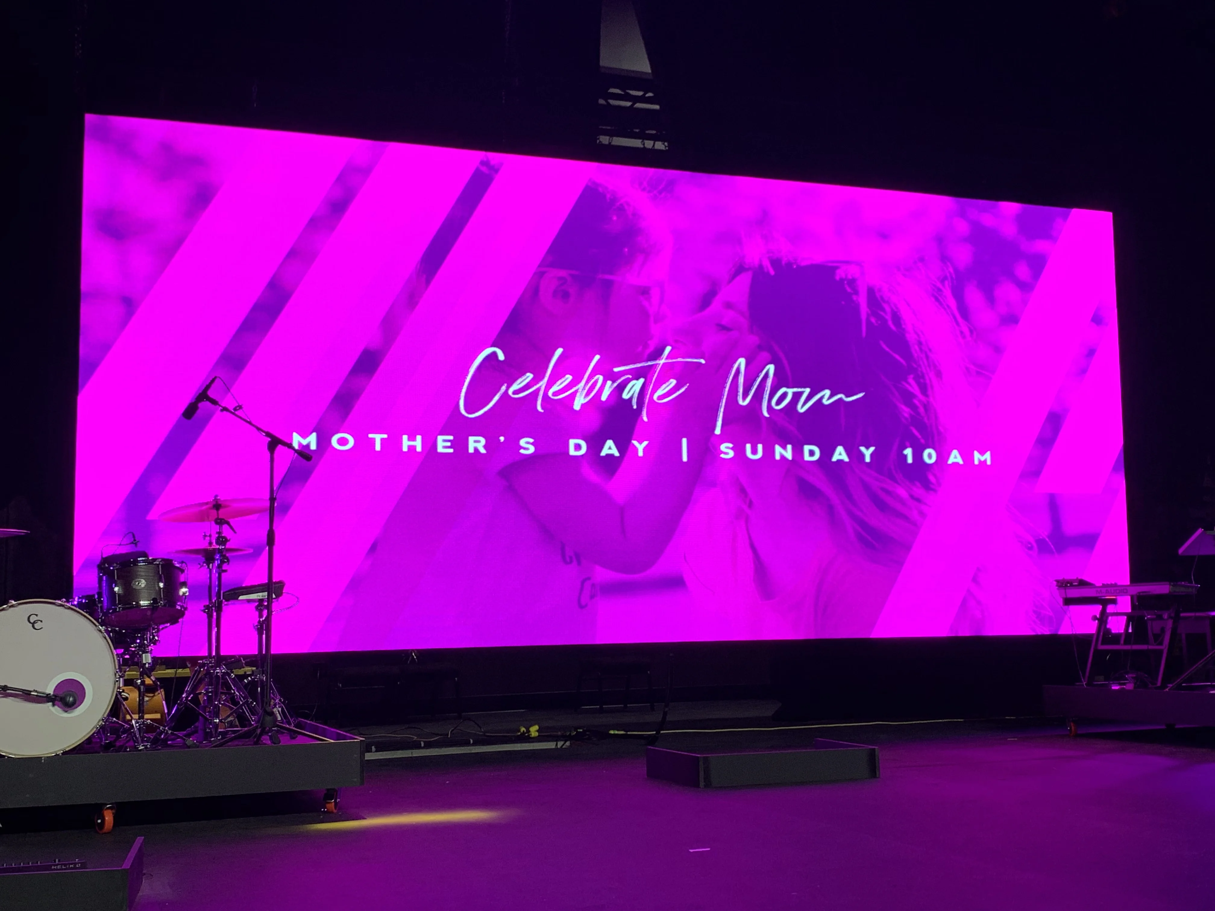 Church Public Backdrops Led Video Wall Panel Indoor P3.91 Hd Led ...