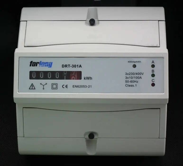 Drt-301a Analog Three Phase Din Rail Energy Meter For Energy Saving ...