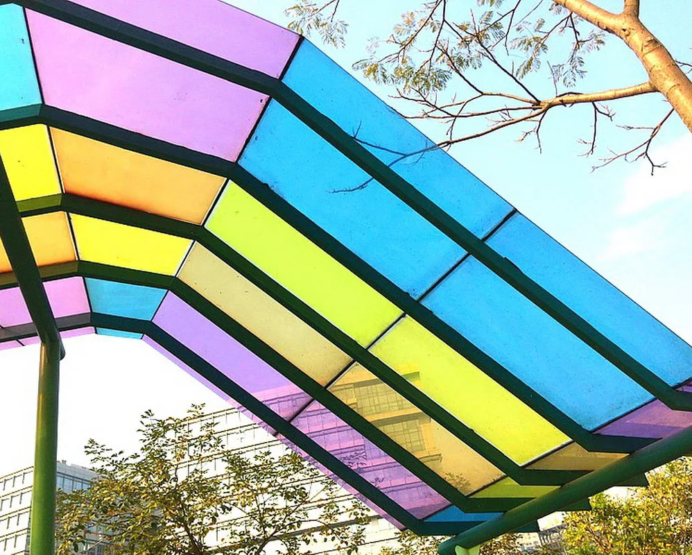 Techos de policarbonato hoja para pasarela/lado caminar/Sendero ...