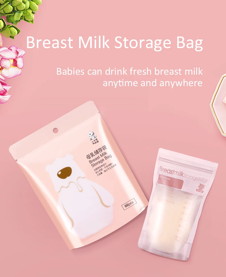 Wholesale Food Grade Breast Milk Packaging Bag Breast Milk Storage Bag ...