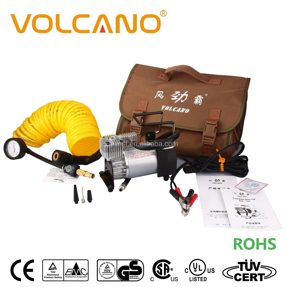 Metal Air Compressor 200PSI 12V Tire Inflator Portable Electric Tyre ...