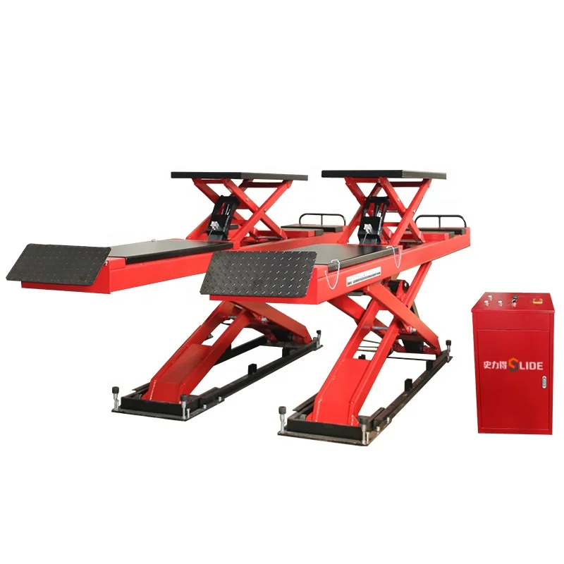 SLD Large Platform Scissors Car Lifting Machine for Auto Alignment