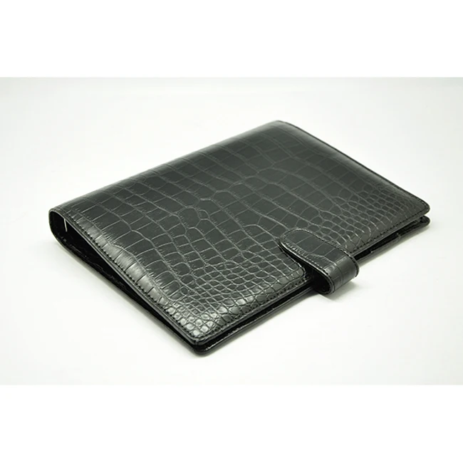 Executive Folder - B5 A5 Size File with Croco Grain PU Leather