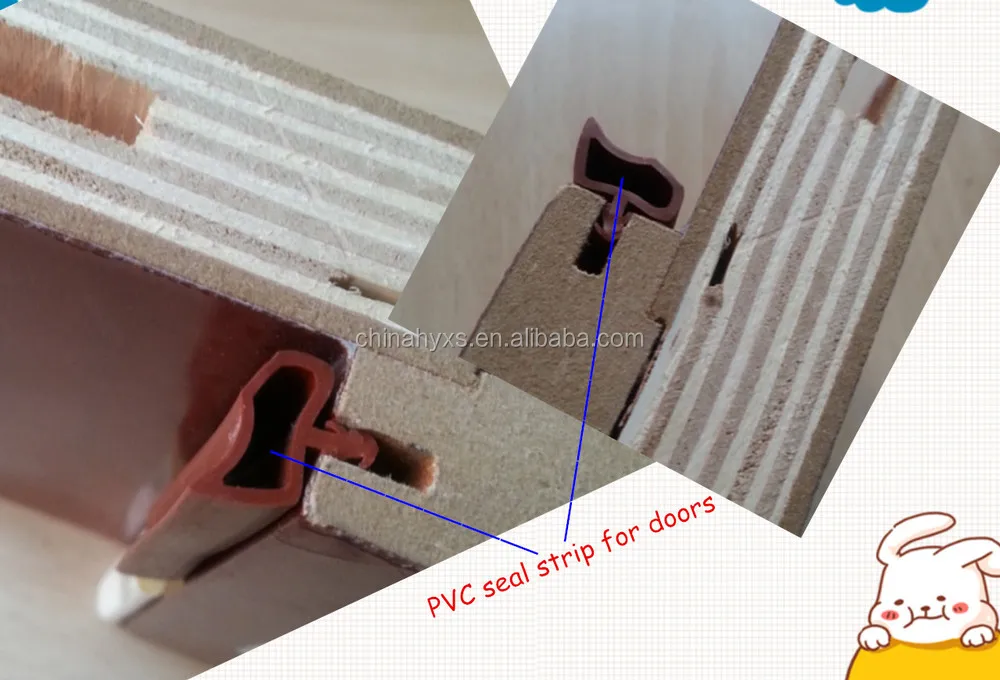 Soft TPE PVC Flexible Rubber Trip Strip for Wooden Door Seals
