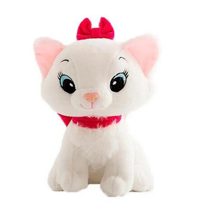Custom Levin Soft Plush Stuffed Marie Cat With Pink White Colour Soft ...