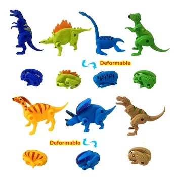 Deformation Dinosaur Egg 7 Model Shape Change Toys Gifts - Buy ...