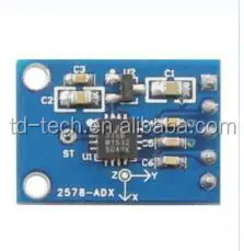 Taidacent 5v Ready Triple-axis Accelerometer X Y Z Three 3 Axis Adxl335 ...