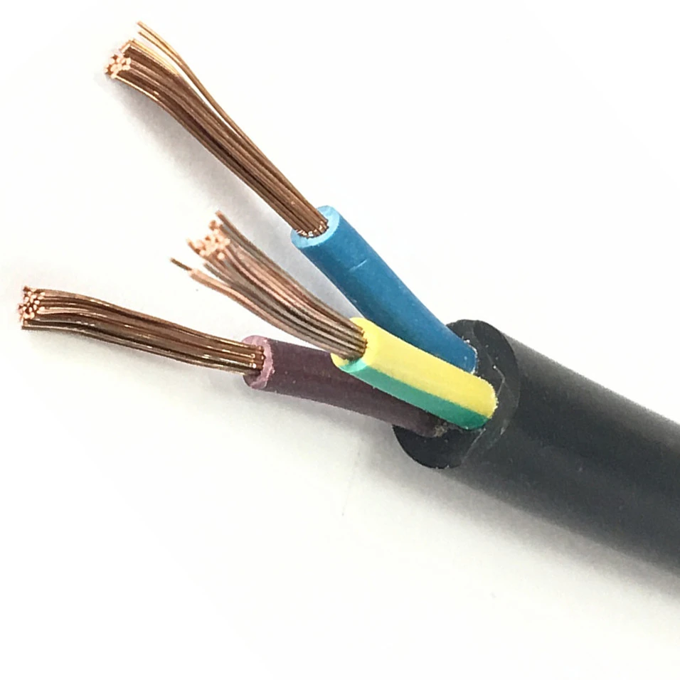 Flex Round Electric Wire Electrical Cable Power Cable Flexible Cable or ...