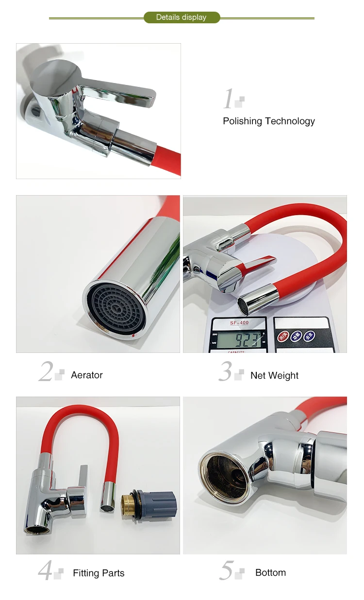 Cheap Long Neck Single Handle Hose Faucet Flexible Brass Kitchen Sink ...