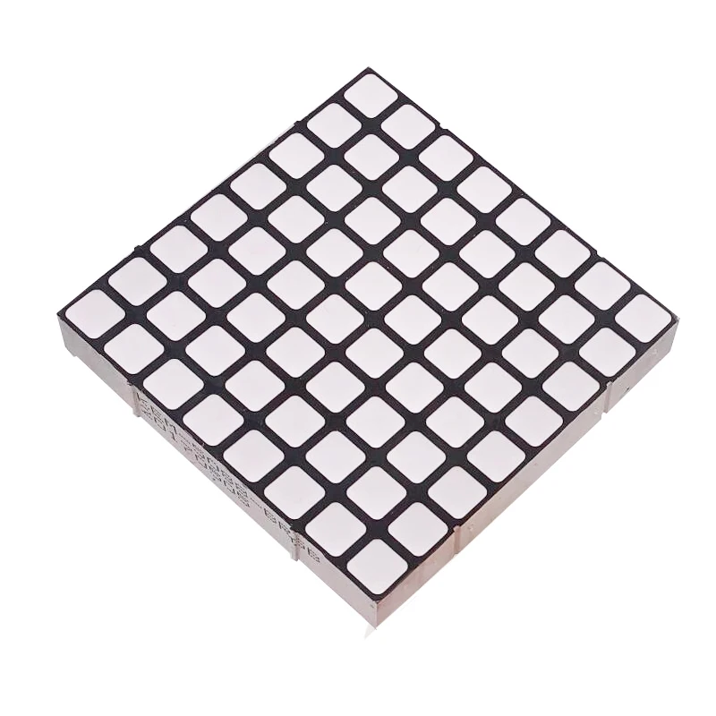 Red Color Square 8x8 Dot Matrix 5mm - Buy Square 8x8 Dot Matrix 5mm 8x8 ...