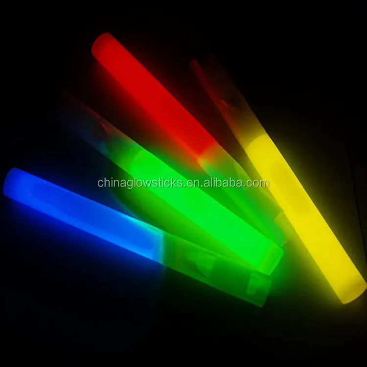 Neon Chemical Light Stick with Whistle Glow Sticks 6 Inch for Concert ...