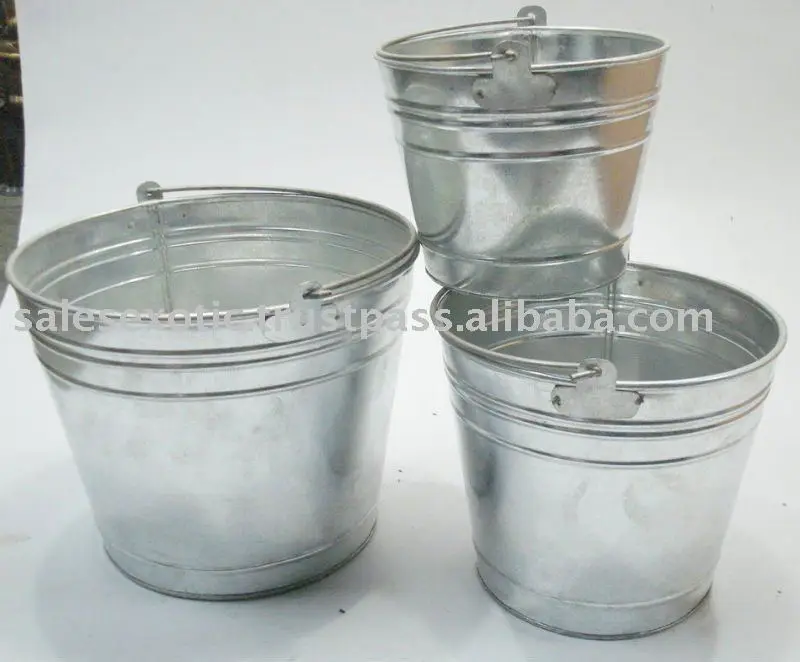 Metal Pails,Metal Bucket Planters,Galvanised Pails - Buy Galvanised ...