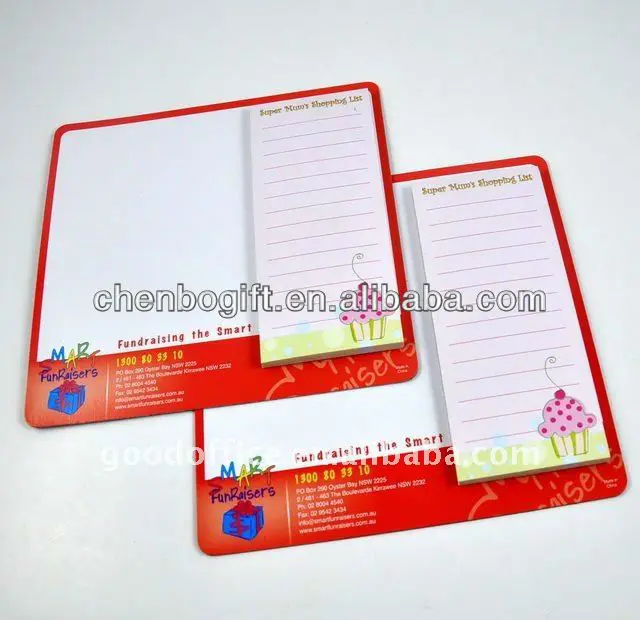 Custom Magnetic Fridge Note Pad - Eco-Friendly & Versatile