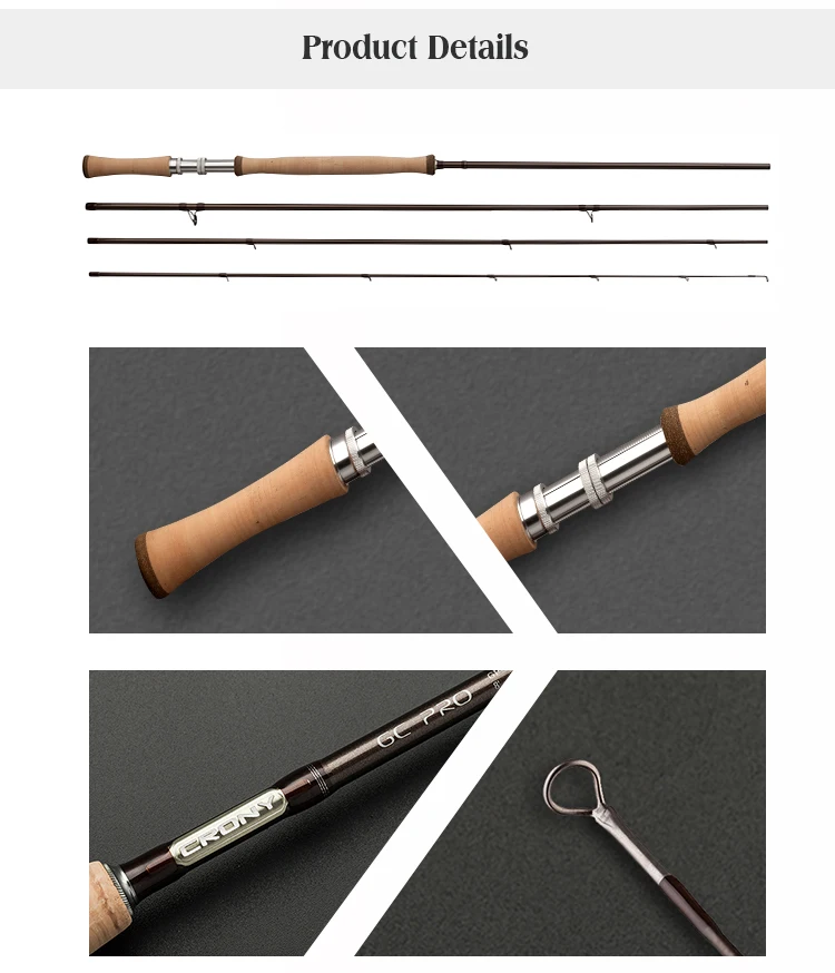 Fishing Skyhigh Titanium Guide 3A Toray Carbon Fiber Im12 Nano Fly Rod ...