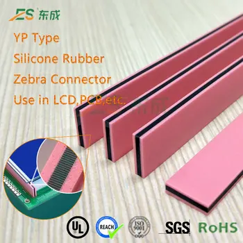 Electric Conductive Zebra Lcd Display Silicone Rubber Connector - Buy Pcb To Pcb Connection ...