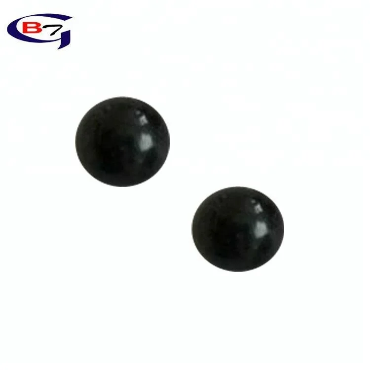 Custom Molded Solid Round Rubber Ball Black Silicone Rubber Ball - Buy ...