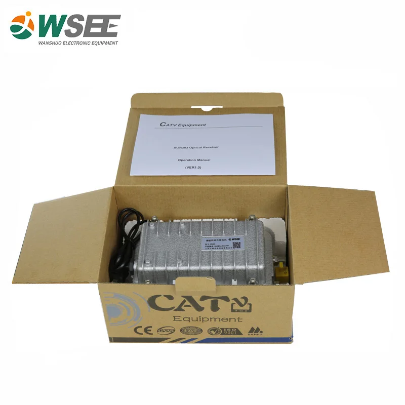 CATV outdoor 2 outputs cable receiver with AGC| Alibaba.com